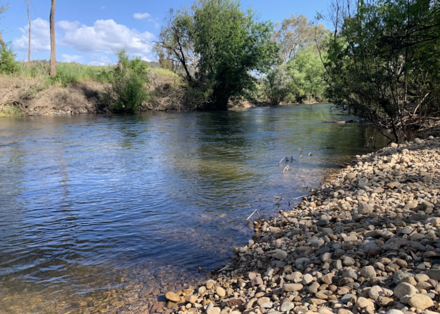 Site 1 - River Bank Bush Camp - Riverside King Valley